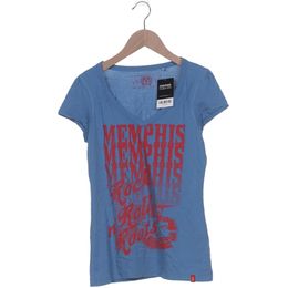 EDC by Esprit Damen T-Shirt, blau, Gr. 38