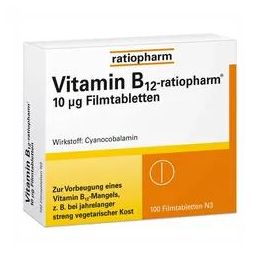 Vitamin B12 ratiopharm 10 μg 100 St