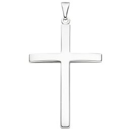 Kreuz-Anhänger Jobo "Anhänger Kreuz" Schmuckanhänger Gr. Silber 925 (Sterlingsilber), silberfarben (silber 925) Damen 925 Silber