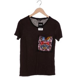 Desigual Damen T-Shirt, braun, Gr. 34