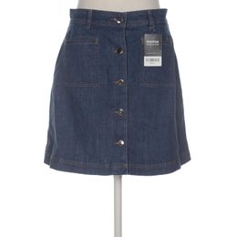 Massimo Dutti Damen Rock, blau, Gr. 40