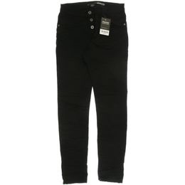 PLEASE Damen Jeans, schwarz, Gr. 0