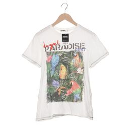 Desigual Herren T-Shirt, weiß, Gr. 52