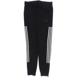 Adidas Damen Stoffhose, schwarz, Gr. 0