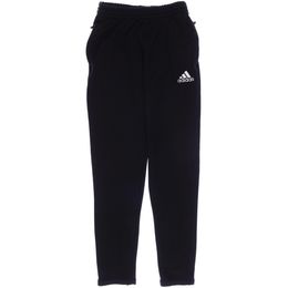 Adidas Damen Stoffhose, schwarz, Gr. 0