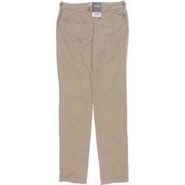 Lacoste Damen Stoffhose, beige, Gr. 32