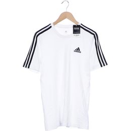 Adidas Herren T-Shirt, weiß, Gr. 46