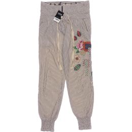 Desigual Damen Stoffhose, beige, Gr. 26