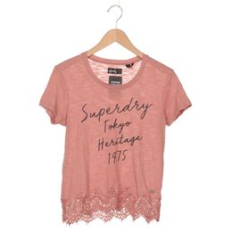 Superdry Damen T-Shirt, pink, Gr. 38