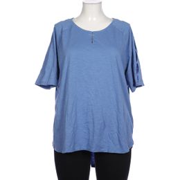 Pure by Ulla Popken Damen T-Shirt, blau, Gr. 46