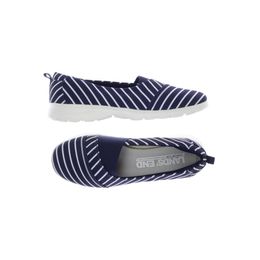 LANDS' END Lands End Damen Halbschuh, marineblau, Gr. 39