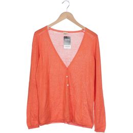 hessnatur Damen Strickjacke, orange, Gr. 40