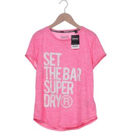 Superdry Damen T-Shirt, pink, Gr. 42