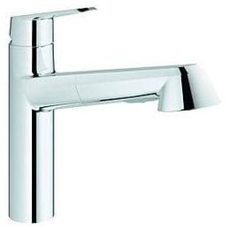 Grohe Spültisch-Armatur EHM Eurodisc Cosmopolitan chrom, mit herausziehbarer Handbrause, 32257002