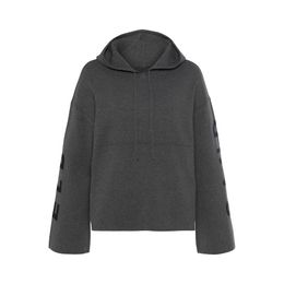 ELBSAND Sweatshirt Damen Gr&ouml;&szlig;e XS/S grau / schwarz