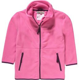 Playshoes Fleecejacke Jungen Gr&ouml;&szlig;e 104 dunkellila / pink