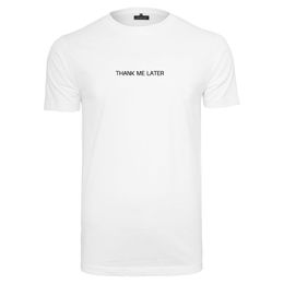 Mister Tee T-Shirt 'Thank Me Later' Herren Gr&ouml;&szlig;e 5XL schwarz / wei&szlig;