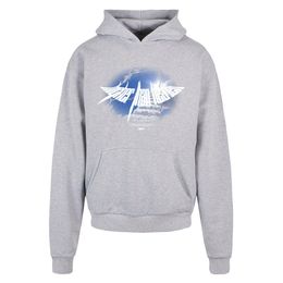 Mj Gonzales Sweatshirt 'Higher Than Heaven V.4' Herren Gr&ouml;&szlig;e L blau / grau / wei&szlig;