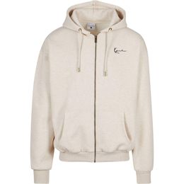 Karl Kani Sweatjacke 'Diner' Herren Gr&ouml;&szlig;e XS hellbeige / hellblau / schwarz