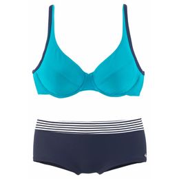 S.oliver Bikini Damen Gr&ouml;&szlig;e M t&uuml;rkis / dunkelblau