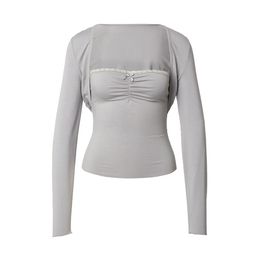 SHYX Shirt Damen Gr&ouml;&szlig;e XXXL grau / offwhite