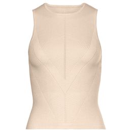 Lascana Stricktop Damen Gr&ouml;&szlig;e S/M creme