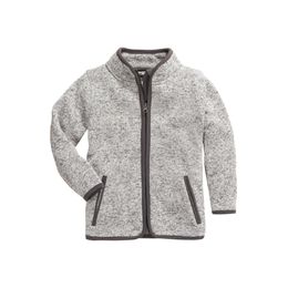 Playshoes Fleecejacke Jungen Gr&ouml;&szlig;e 86 dunkelgrau / graumeliert