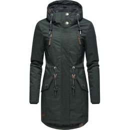 Ragwear Wintermantel 'Elsie' Damen Gr&ouml;&szlig;e S gr&uuml;n / dunkelgr&uuml;n