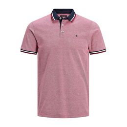 Jack & Jones JACK & JONES Shirt 'Paulos' male size M Navy / Eosin / Red / White