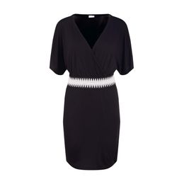Lascana Kleid Damen Gr&ouml;&szlig;e 44 schwarz / wei&szlig; Sommerkleid