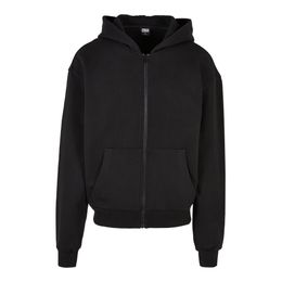 Urban Classics Zip-Up Hoodie male size S Black
