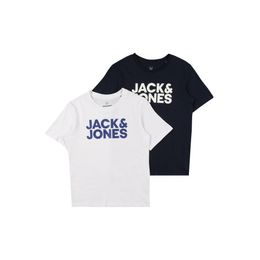 Jack & Jones Jack & Jones Junior T-Shirt Jungen Gr&ouml;&szlig;e 164 blau / nachtblau / wei&szlig;