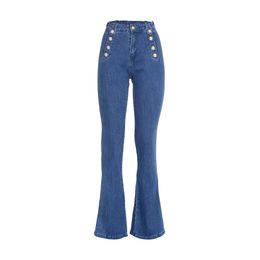 Influencer Jeans Damen Gr&ouml;&szlig;e 27/28 blue denim