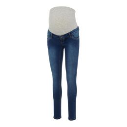 MAMALICIOUS Umstand Jeans 'Mllola' Damen Gr&ouml;&szlig;e 29 blue denim / graumeliert