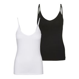 Vero Moda Tall Top 'MAXI' Damen Gr&ouml;&szlig;e M schwarz / wei&szlig;