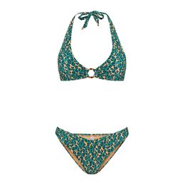 Shiwi Bikini 'CARO' Damen Gr&ouml;&szlig;e XXL beige / blau / jade