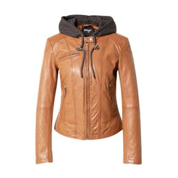 Maze Jacke 'Mico' Damen Gr&ouml;&szlig;e M camel / dunkelgrau