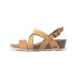 Bayton Sandale 'Berga' Damen Gr&ouml;&szlig;e 42 camel