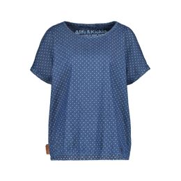 alife and kickin Alife & Kickin Shirt 'SunoAK' Damen Gr&ouml;&szlig;e S nachtblau / hellblau