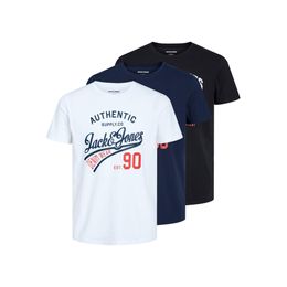 Jack & Jones Jack & Jones T-Shirt 'Ethan' Herren Gr&ouml;&szlig;e XXL navy / rot / schwarz / wei&szlig;