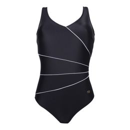 Naturana Badeanzug Damen Gr&ouml;&szlig;e 7XL schwarz / wei&szlig;