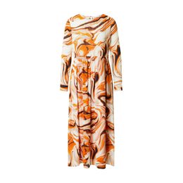 Rich & Royal Rich & Royal Kleid Damen Gr&ouml;&szlig;e 36 creme / orange / hummer / schwarz Winterkleid