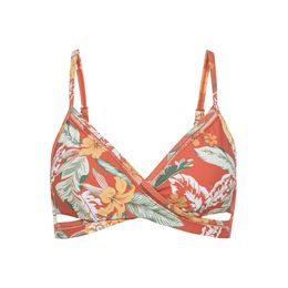 Sunseeker Bikini Top 'Suva' female size 80 Cream / Mint / Pastel green / Dark orange