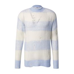 ABOUT YOU Limited Pullover 'Leo' Herren Gr&ouml;&szlig;e M blau / wei&szlig;