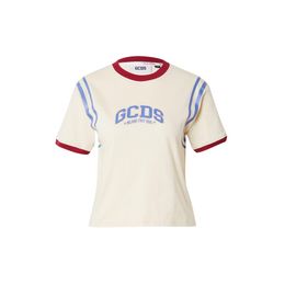 Gcds Shirt female size S Royal blue / Carmine red / Wool white