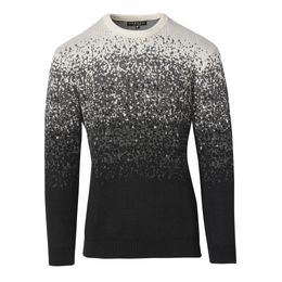 Koroshi Pullover Herren Gr&ouml;&szlig;e XXL grau / schwarz / wei&szlig;