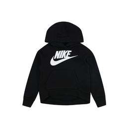 Nike Sportswear Sweatshirt 'CLUB FLEECE' M&auml;dchen Gr&ouml;&szlig;e 98 schwarz / wei&szlig;