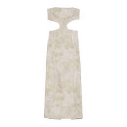 Bershka Kleid Damen Gr&ouml;&szlig;e 36 stone / hellgrau Sommerkleid