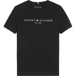 Tommy Hilfiger T-Shirt Jungen Gr&ouml;&szlig;e 104 schwarz / wei&szlig;