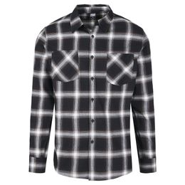 Urban Classics Hemd Herren Gr&ouml;&szlig;e XXXL hellgrau / schwarz